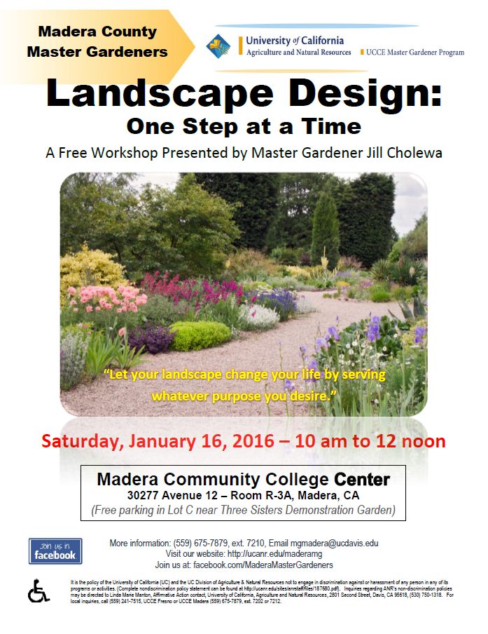 Free Landscape Design Workshop | Sierra News Online