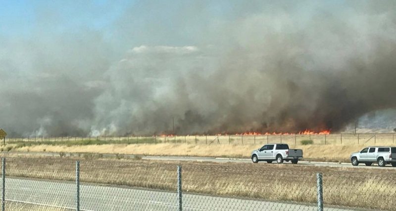 Vegetation Fire On Highway 41 Near Children’s Blvd. | Sierra News Online