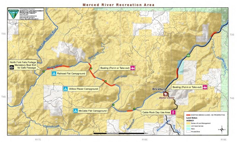 Merced River Recreation Area Map | Sierra News Online