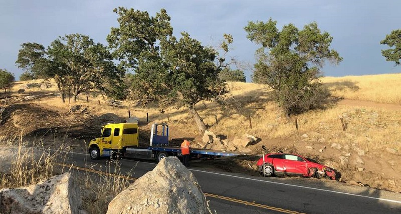 Solo-Vehicle Crash Snarls Traffic At Rocky Cut On Highway 41 | Sierra ...