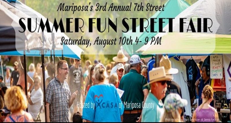 CASA’s Mariposa Summer Fun Street Fair | Sierra News Online