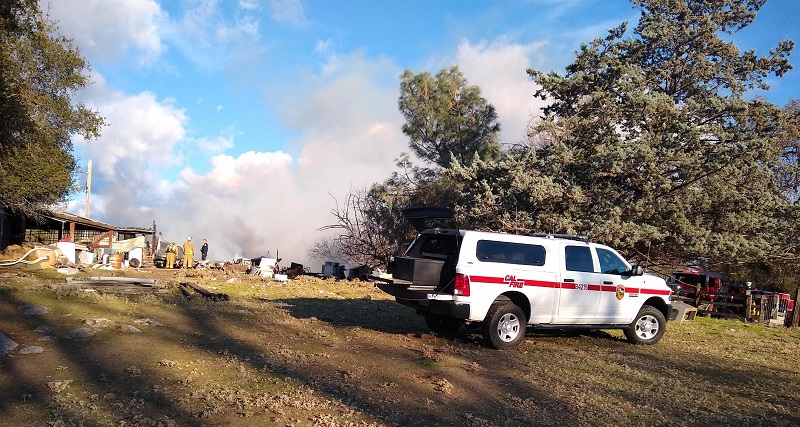Fire Destroys Mobile Home in Indian Lakes | Sierra News Online