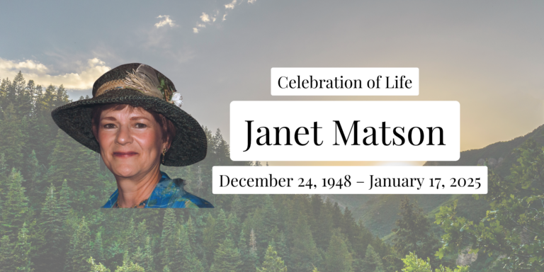 Celebration of Life for Janet Matson | Sierra News Online
