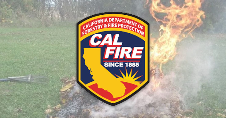 Cal Fire Lifts Burn Suspension, Allowed With Valid Permit
