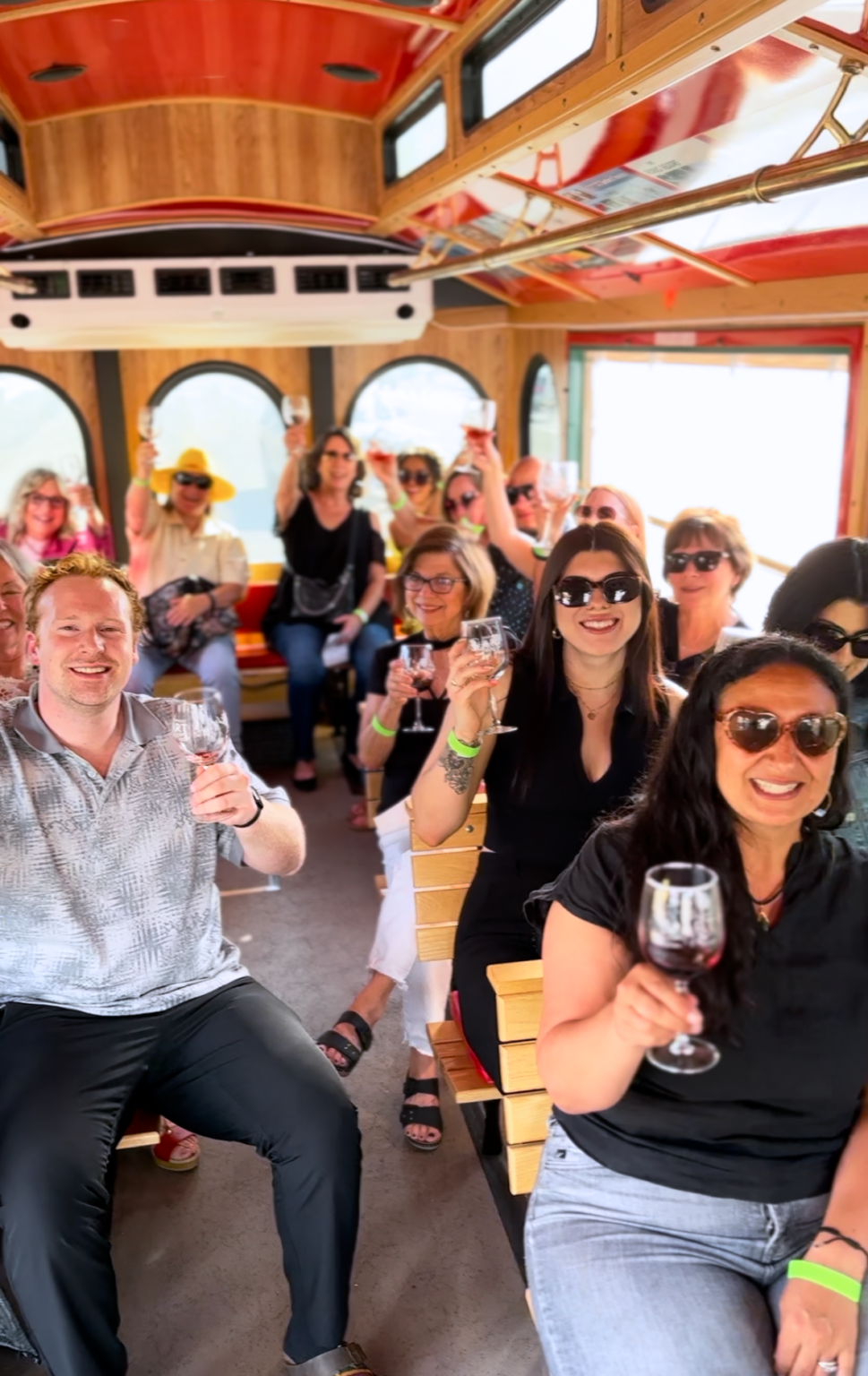 Art Hop – Trolley Riders – inside | Sierra News Online
