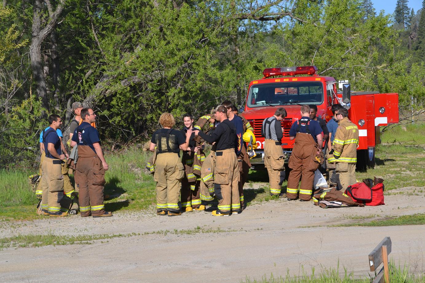 New Volunteer Firefighters Training Day | Sierra News Online